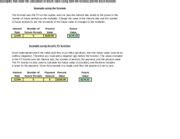 Tvm Spreadsheet Examples Examples That Show The Calculation Of Future Value Using Both The