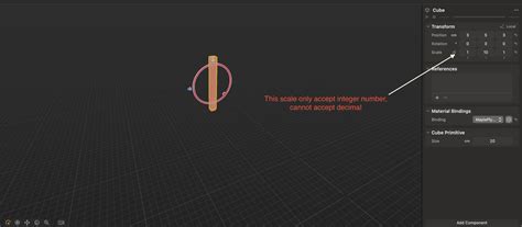 Visionos Transform Scale In Cube Material Cannot Accept Decimal Value Stack Overflow