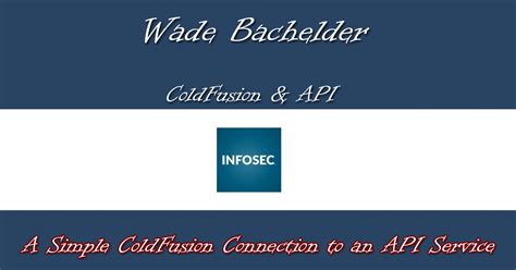 Coldfusion And Api Services Part 4 Infosec Skills