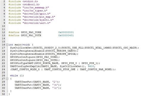 Tm4c123gh6pmuartbaudratewith9600 Arm Based Microcontrollers Forum