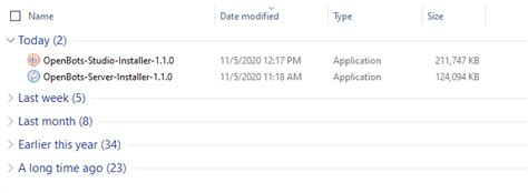 Server Installation Openbots