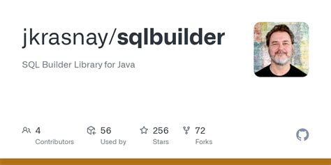Github Jkrasnaysqlbuilder Sql Builder Library For Java