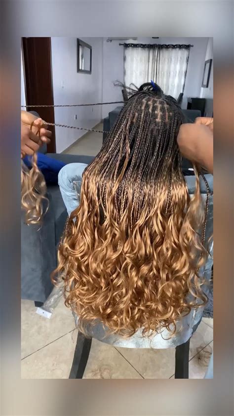 Curly Box Braids Artofit