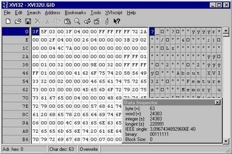 Tools Hex Editor Windows Hacking Xvi32 Hex Editor Xvi32 Is A Freeware Hex Editor