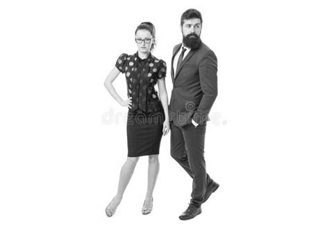 Get Started Startup Project Managers Isolated On White Confident Man