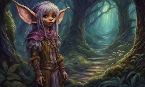 Dark Crystal Gelfling Kira In Forest 1 By Lilred4gus On Deviantart