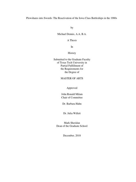 Dennis Michael Thesis Pdf
