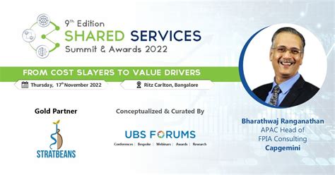 Bharathwaj Ranganathan Na Linkedin 9th Edition Shared Services Summit