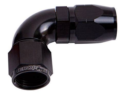 Aeroflow 550 Series Cutter One Piece Full Flow Swivel 90° Hose End 12