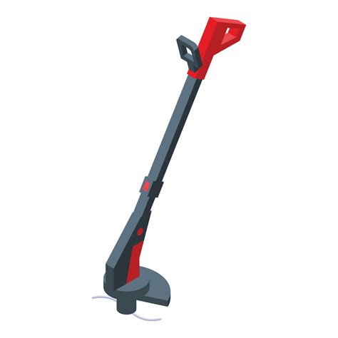 Engine Trimmer Icon Isometric Vector Lawn Grass 15116966 Vector Art At Vecteezy