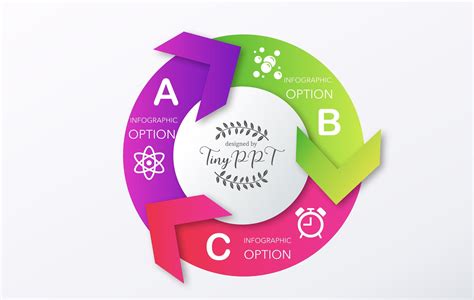 Triangle Cycle Diagram Infographic Design