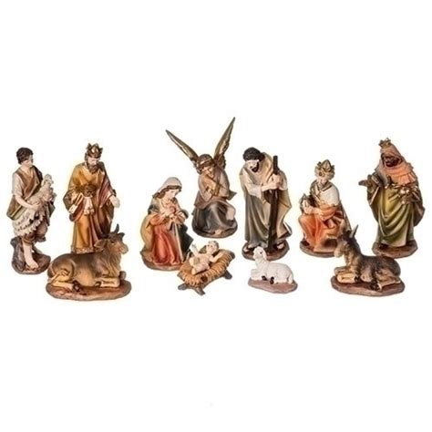 11pc Color Nativity Set Divine Mercy T Shop
