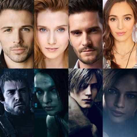The Big Four Chris Jill Leon Claire Rresidentevil