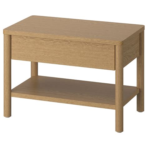 Tonstad Side Table Oak Veneer 251 4x153 4 Ikea