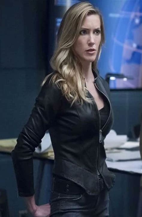 Katie Cassidy Arrow Laurel Lance Canary Black Leather Jacket