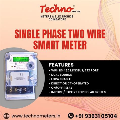 Single Phase Smart Electrical Meter At 696318 Inr In Coimbatore