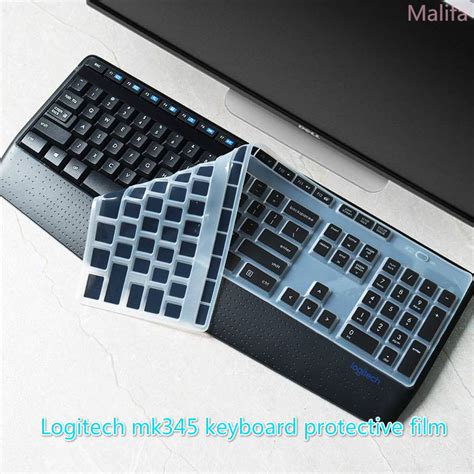 Malifa Applicable To Logitech Mk345 Wireless Keyboard Protective Film K345 Desktop Concave