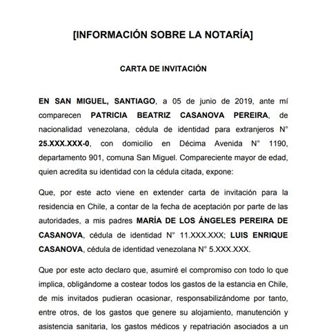 Top 70 Imagen Ejemplo De Carta Invitacion Para Visa