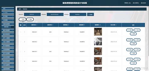 Java计算机毕业设计健身房管理系统的设计与实现（开题程序论文） Csdn博客