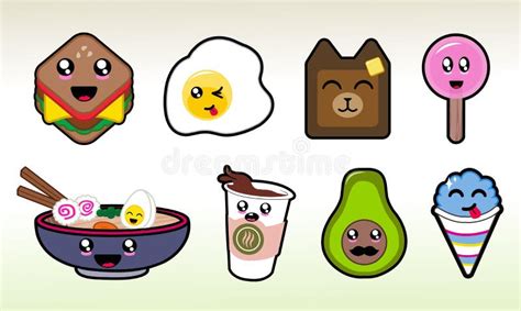 Cute Chibi Food People