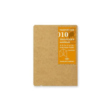 Travelers Passport Notebook Kraft Folder Boston General Store