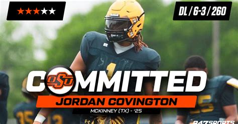 2025 North Texas Defensive Lineman Jordan Covington Commits To Oklahoma