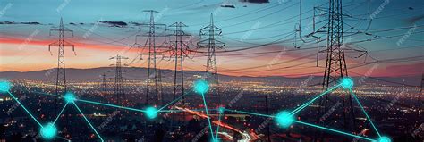 Premium Photo A Smart Grid Infrastructure With Iot Sensors Managing Energy Distribution And