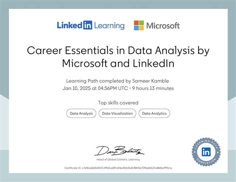 Sameer Kamble On Linkedin Dataanalysis Careeressentials Microsoft Linkedinlearning