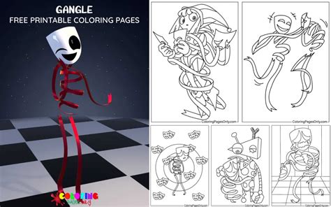 26 Gangle Coloring Pages Free Printable Pdf