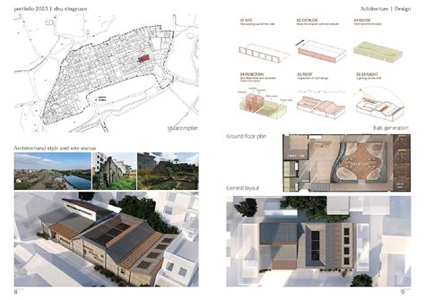 建筑学作品集（2020 2022）architecture Portfolio自牧zhuzimu 站酷zcool
