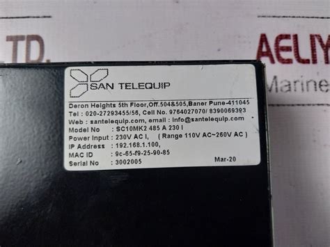 San Telequip Sc10mk2 485 Dual Port Modbus Asciirtu To Modbus Tcp