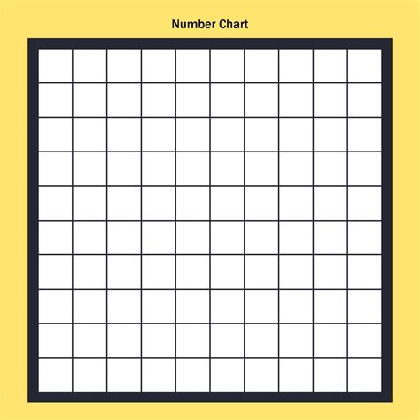 100 Chart Printable Blank