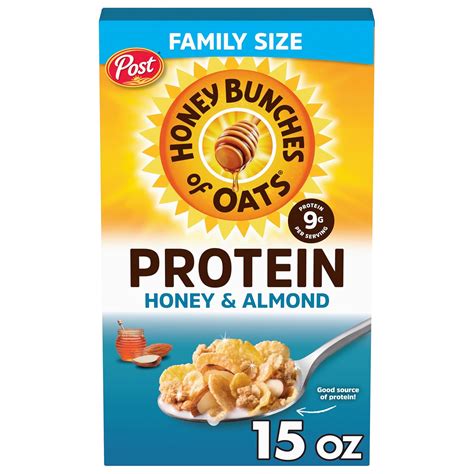 Honey Bunches Of Oats Honey And Almond Protein Cereal