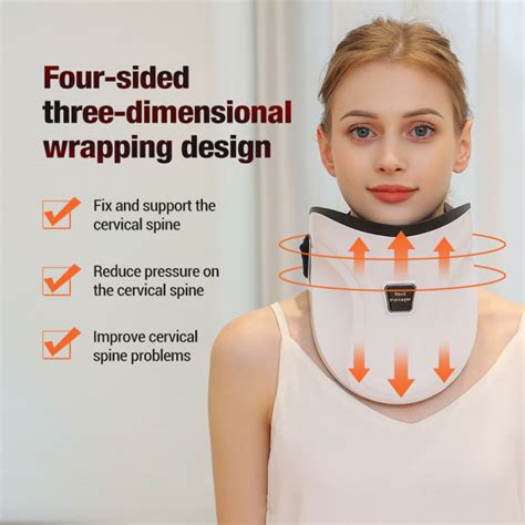 Electric Cervical Traction Device Neck Spine Stretcher Constant Temperature Hot Compress