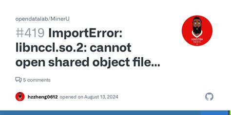 Importerror Libnccl So 2 Cannot Open Shared Object File No Such File