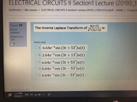 Solved Electrical Circuits Section1 Lecture 20193 1