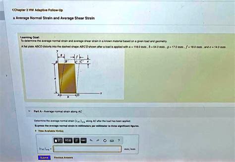 solved chapter 2 hw adaptive follow up average normal strain and