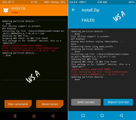Cara Mengatasi Error 7 Atau Instal Failed Di Twrp Xiaomi Redmi 2 Series Wsa Zone