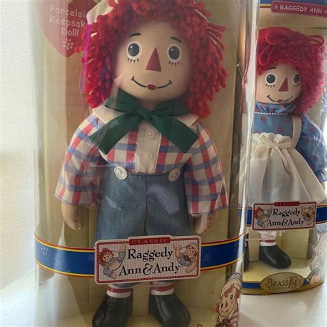 Raggedy Ann And Andy Porcelain Dolls Gem