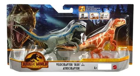 Jurassic World Dominion Velociraptor Blue Vs Atrociraptor Di Cuotas