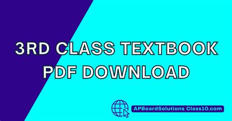 3rd Class Textbook Pdf Download Ap Board Solutions Class 10