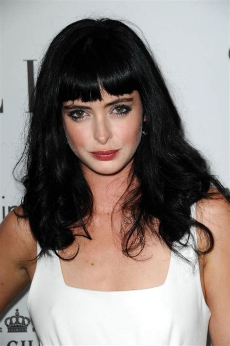 Krysten Ritter Morticia Addams Bangs Elvira Bangs Kristin Ritter Hair