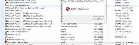 Bi Publisher Desktop Installuninstall Issues — Oracle Mosc