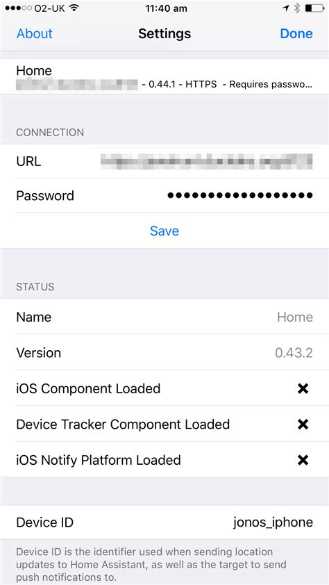 Ios Components Not Loading Under Settings Home Assistant Companion
