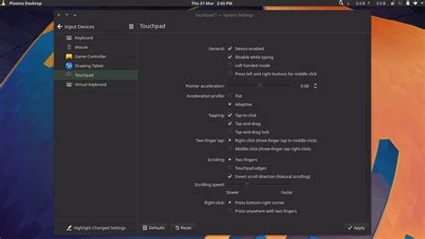 Turning On Both Edge Scrolling And Two Finger Scrolling In Wayland Kde