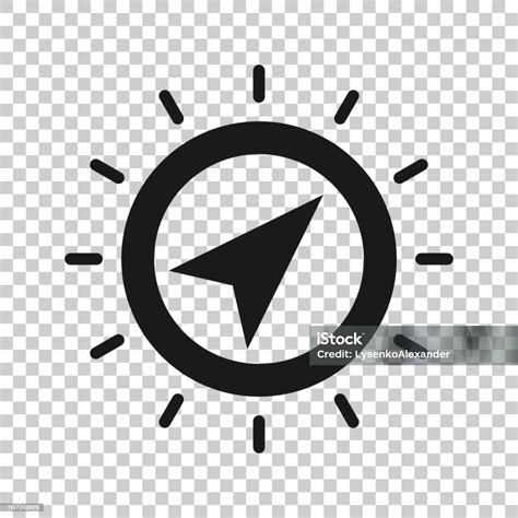 투명 스타일의 전역 탐색 아이콘입니다 격리 된 배경에 나침반 Gps 벡터 일러스트 위치 검색 비즈니스 개념입니다 검색에 대한 스톡 벡터 아트 및 기타 이미지 Istock