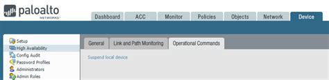 Updating Palo Alto Ha Firewalls Network Direction
