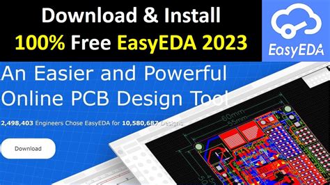 How To Download And Install Easyeda 2023 100 Free And Fully Licensed Version Youtube