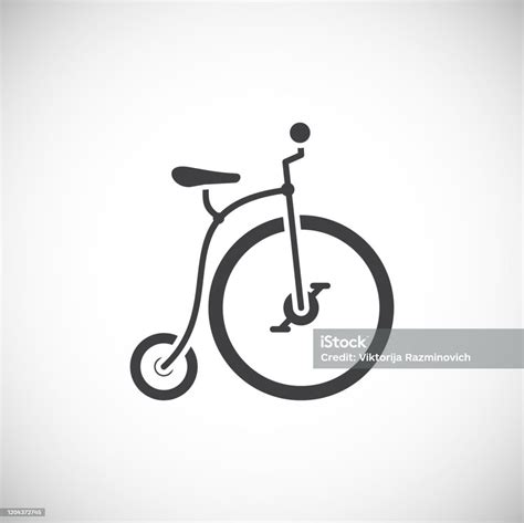 그래픽 및 웹 디자인에 대한 배경에 자전거 관련 아이콘입니다 웹 또는 모바일 앱에 대한 창조적 인 일러스트 개념 기호입니다 교통수단에 대한 스톡 벡터 아트 및 기타 이미지
