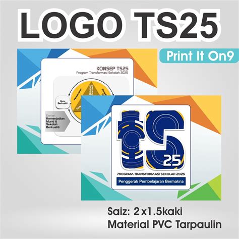 Banner TS25 Logo Konsep Program Transformasi Sekolah Shopee Malaysia